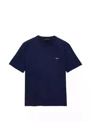 Prada Cotton Crew-neck Sweater - Blue