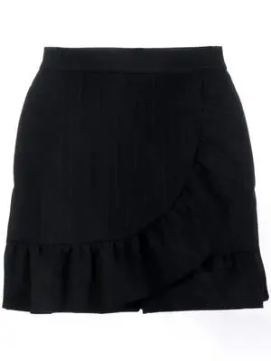 Red Valentino Ruffle-detail High-waisted Shorts
