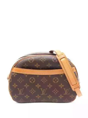 LOUIS VUITTON 2003 Blower Monogram Canvas Shoulder Bag - Brown