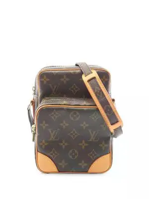 LOUIS VUITTON 2005 Monogram Amazon Shoulder Bag - Brown