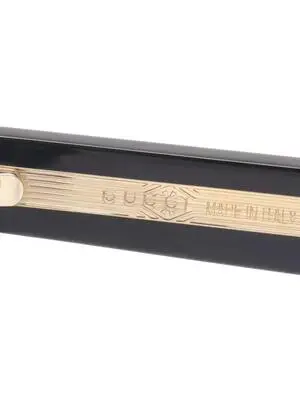 Gucci Cat-eye Frame Sunglasses With Logo Print