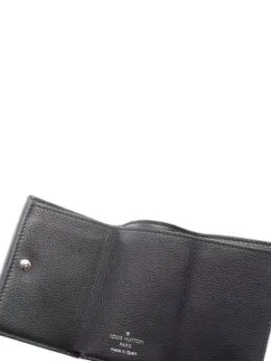 LOUIS VUITTON 2000s Lockmini Trifold Leather Wallet