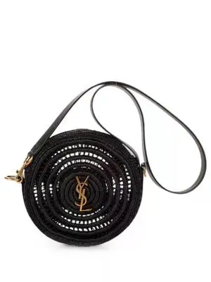 Saint Laurent Loulou Round Crossbody Bag - Black
