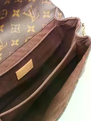 LOUIS VUITTON 2016 Monogram Pochette Métis Mm Handbag - Brown