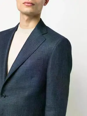 Corneliani Single-breasted Linen/flax Blend Blazer