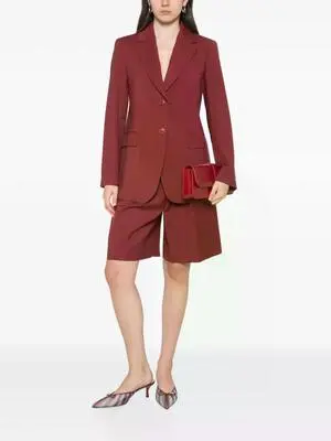 Max Mara Belted Pleated Tailored Shorts