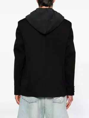 Balenciaga Graphic-print Layered Jacket