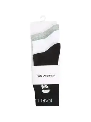 Karl Lagerfeld K/ikon Logo-jacquard Socks Set