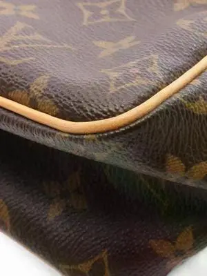 LOUIS VUITTON 2005 Monogram Vivacité Pm Shoulder Bag - Brown