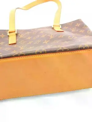 LOUIS VUITTON 2001 Monogram Cabas Piano Shoulder Bag - Brown