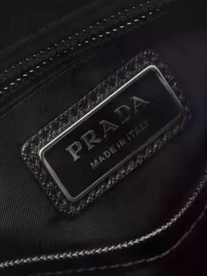 Prada Re-nylon Saffiano Leather Backpack