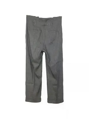 Brunello Cucinelli Pleated Herringbone Trousers - Grey
