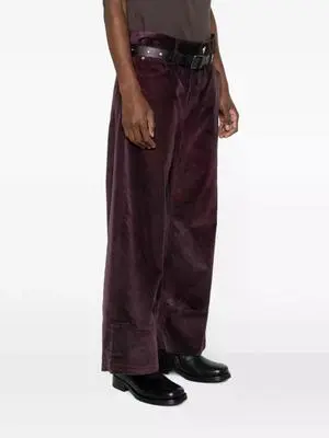 Pinko Corduroy Wide-leg Trousers
