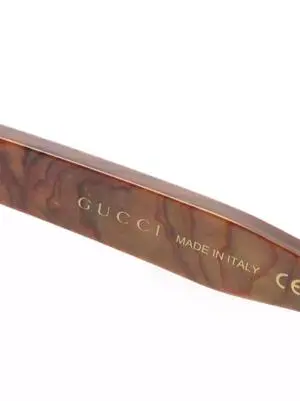 Gucci Geometric Frame Eyeglasses