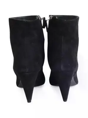 Prada Pointed-toe Suede Ankle Boots