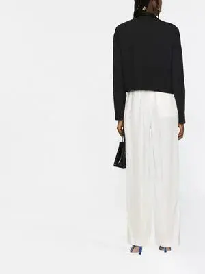 Off-White Single-breasted Cropped Blazer - Black