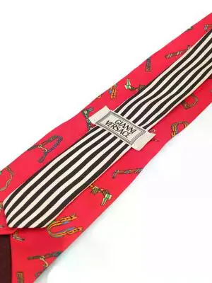 Versace Graphic-print Tie