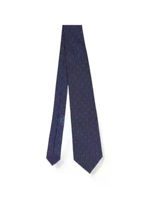Hermès Pattern Tie - Blue