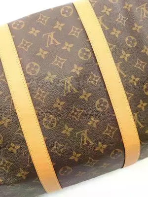 LOUIS VUITTON 2015 Monogram Keepall 55 Holdall - Brown