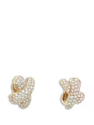FRED 1970s Ombre Féline Diamond Clip-on Earrings