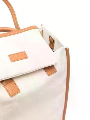 Woolrich Contrast-trim Canvas Tote Bag