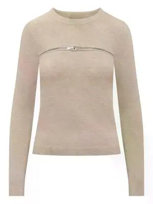 Isabel Marant Étoile Gio Zip Sweater - Neutrals