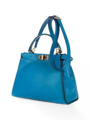 Fendi Medium Peekaboo Tote Bag - Blue