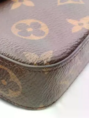 LOUIS VUITTON Monogram Felicie Shoulder Bag - Brown
