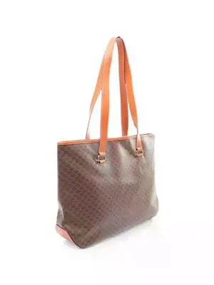 Celine 2010s Macadam Tote Bag - Brown