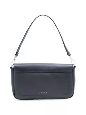 COCCINELLE Pebbled-leather Shoulder Bag - Black