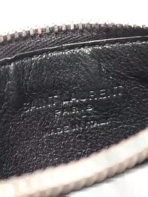 Saint Laurent 2020s Fragment Zip-pouch Card Case