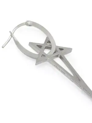 Rick Owens Pentagram Earrings