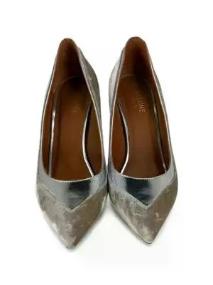 MALONE SOULIERS Pointed-toe Velvet Pumps