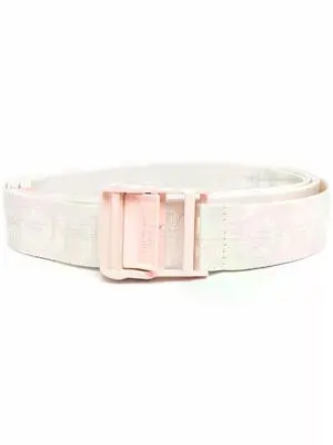 Off-White Industrial Logo Belt - White