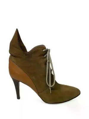 Chloé Gibbon Lace-up Ankle Boots - Brown