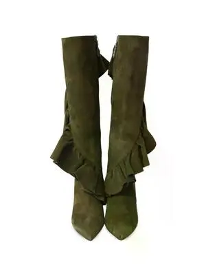 JW Anderson Ruffle Wedge-heel Boots