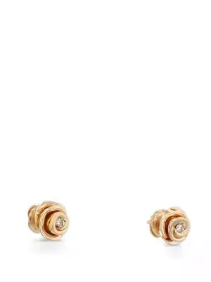 Dior 2022 Rose Couture Diamond Earrings