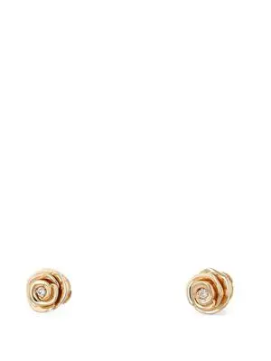 Dior 2022 Rose Couture Diamond Earrings