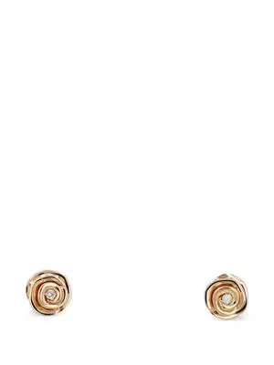 Dior 2022 Rose Couture Diamond Earrings