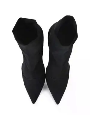 GIANVITO ROSSI Elite Stretch-knit Ankle Boots