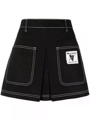 Red Valentino Logo-patch Skort