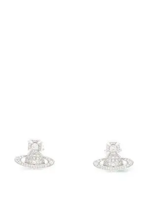 VIVIENNE WESTWOOD Carmela Bas Relief Earrings - Silver