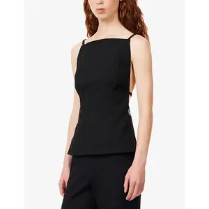 Bec & Bridge Mor Backless Wool-blend Top