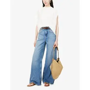 Isabel Marant Étoile Lemony Wide-leg Denim Jeans - Light Blue