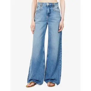 Isabel Marant Étoile Lemony Wide-leg Denim Jeans - Light Blue