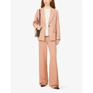 Veronica Beard Isaac Dickey Single-breasted Woven Jacket
