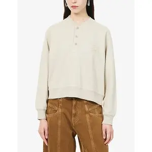 Isabel Marant Étoile Simony Embroidered Logo Sweatshirt