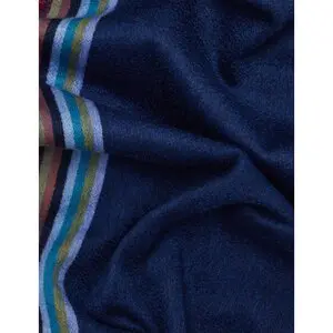 Paul Smith Striped Logo Cashmere Scarf