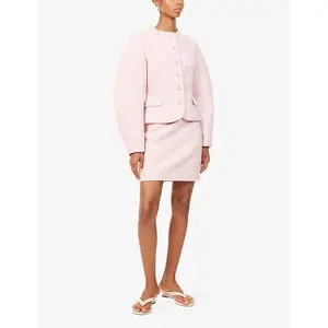 ROTATE BY BIRGER CHRISTENSEN Cocoon Flap-pocket Woven Jacket