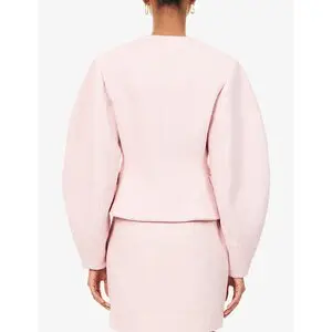 ROTATE BY BIRGER CHRISTENSEN Cocoon Flap-pocket Woven Jacket